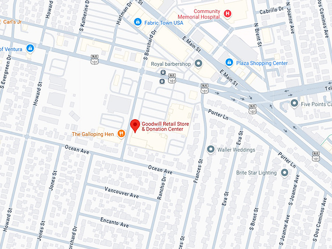 16. goodwill retail store & donation center (2710 e thompson blvd) map