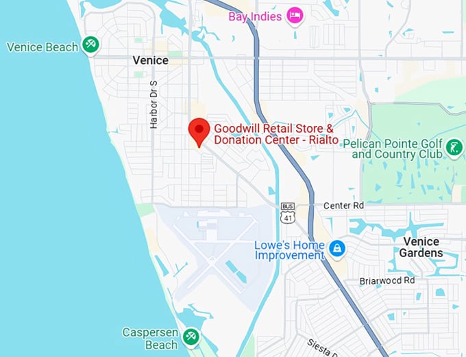 16. goodwill retail store & donation center rialto venice fl map