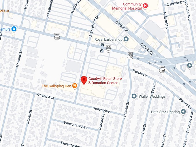 16. goodwill retail store & donation center map