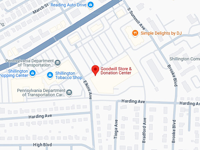 16. goodwill store & donation center map