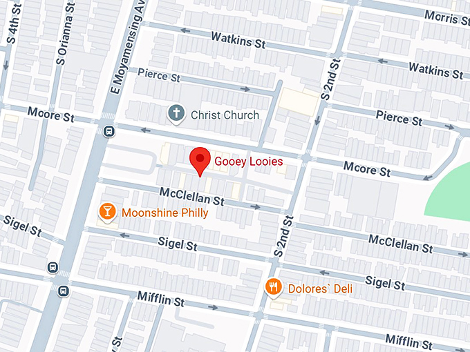 16. gooey looies map