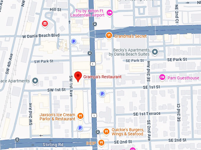 16. grampa&rsquo;s bakery & restaurant map