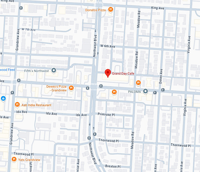 16. grand day cafe map