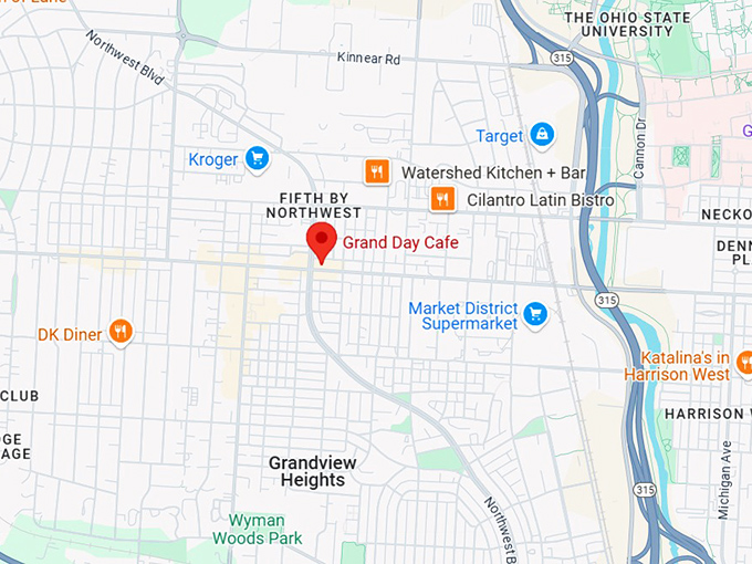 16. grand day cafe map