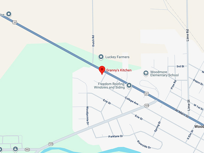 16. granny's kitchen map