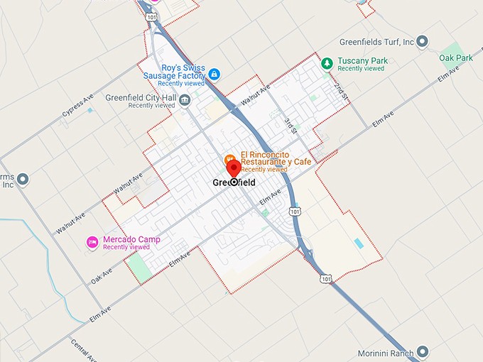 16. greenfield, ca map