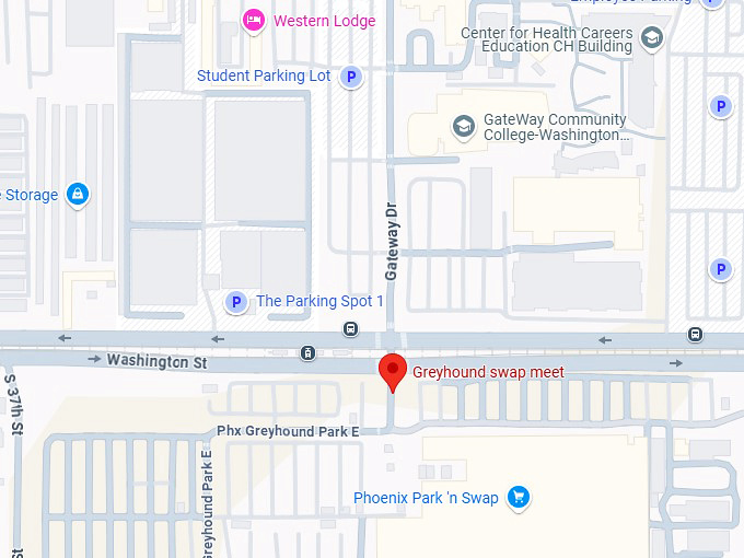 16. greyhound swap meet map