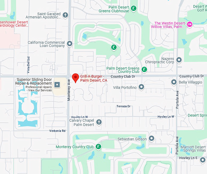 16. grill a burger map