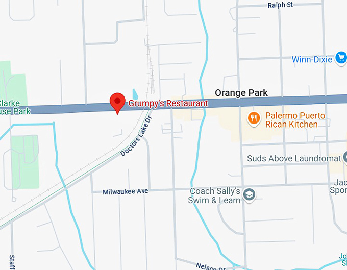 16. grumpy's restaurant map