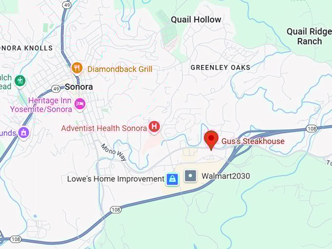 16. gus's steakhouse map