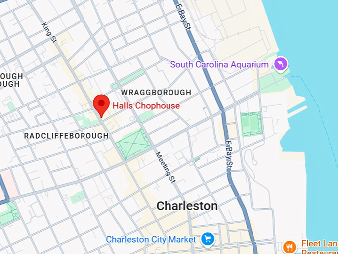 16. halls chophouse map