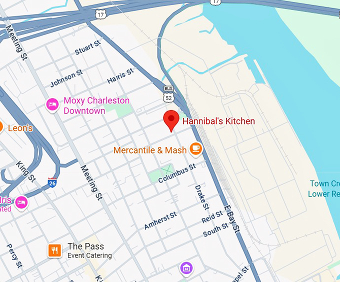 16. hannibal's kitchen map
