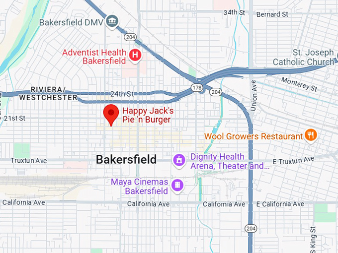 16. happy jack's pie 'n burger map