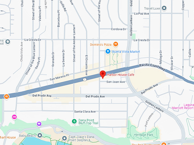 16. harbor house cafe map