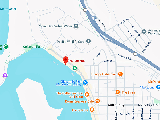 16. harbor hut map