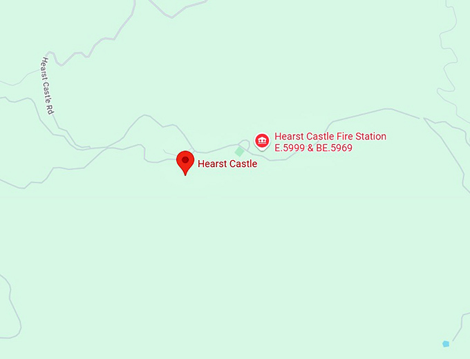 16. hearst castle map