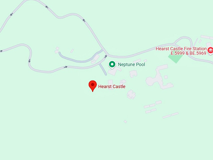 16. hearst castle map