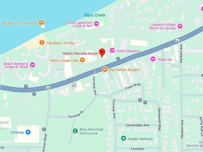 16. heido's pancake house map