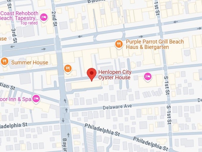 16. henlopen city oyster house map