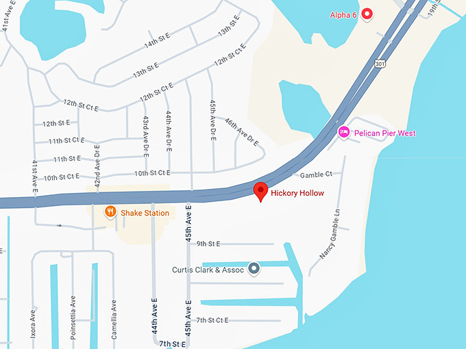 16. hickory hollow map