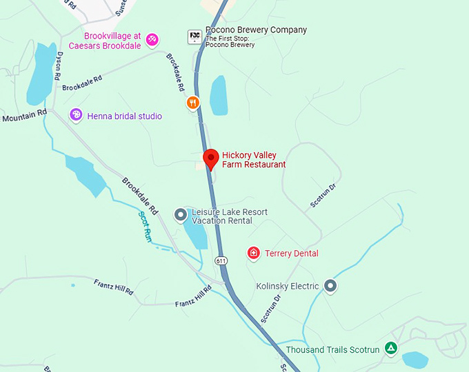 16. hickory valley farm restaurant map