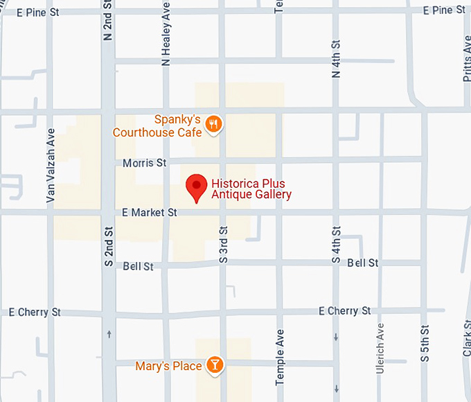 historica plus antique gallery map