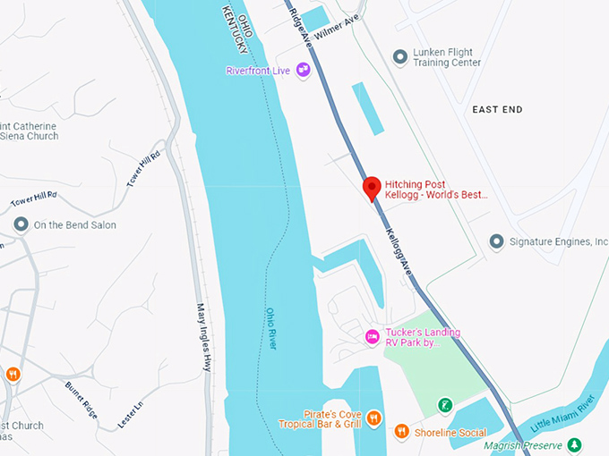 16. hitching post kellogg world's best fried chicken map