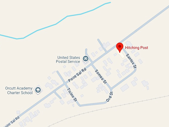 16. hitching post map