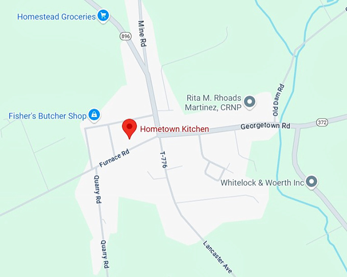 16. hometown kitchen map