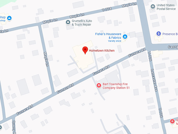 16. hometown kitchen map