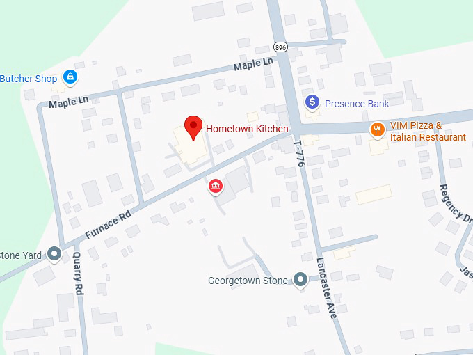 16. hometown kitchen map