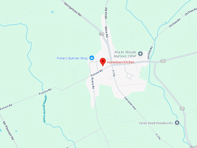 16. hometown kitchen map