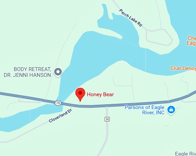16. honey bear map
