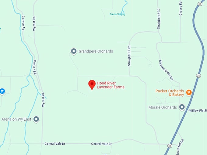 16. hood river lavender farms map