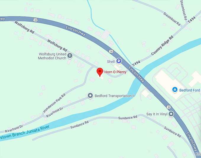 16. horn o' plenty map