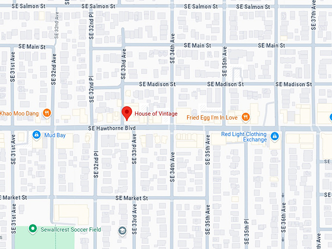 16. house of vintage map