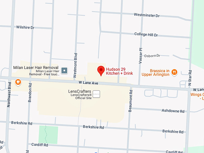 16. hudson 29 kitchen + drink map