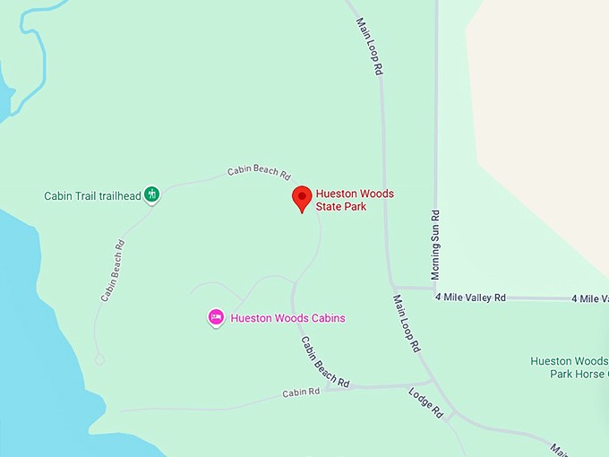 16. hueston woods state park map