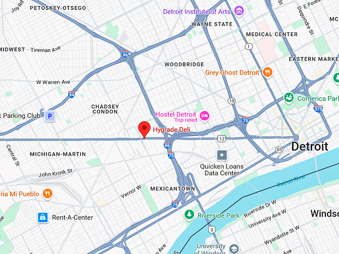 16. hygrade deli map