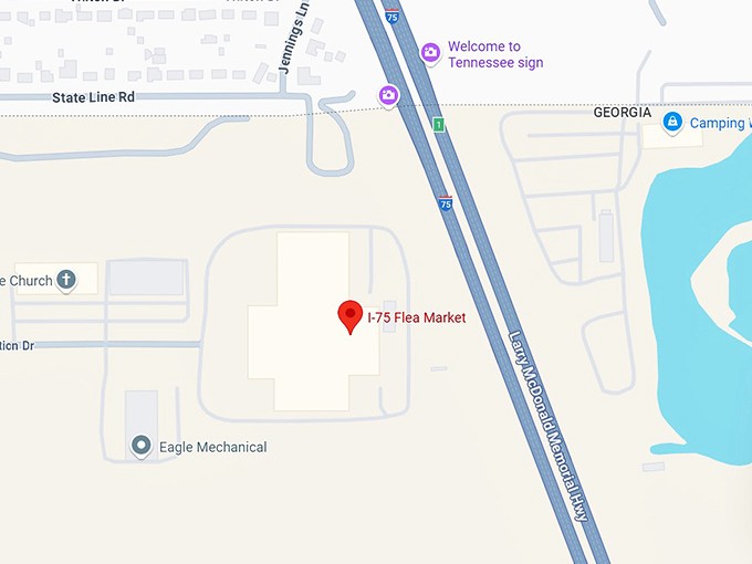 16. i 75 flea market map