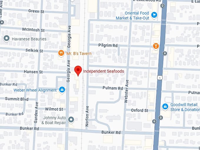 16. independent seafoods map