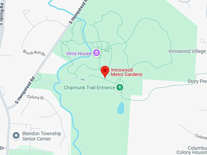 16. inniswood metro gardens map