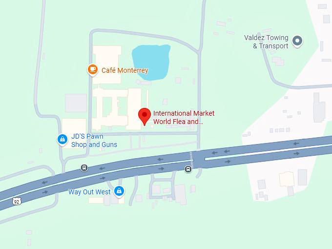 international market world flea and farmers market map