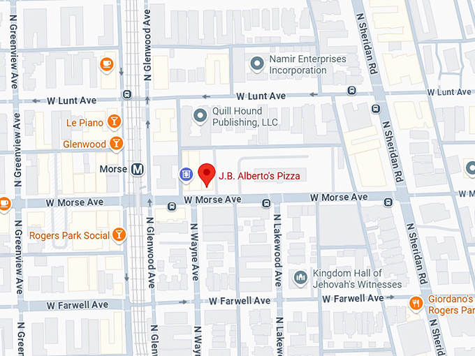 16. j.b. alberto's pizza map