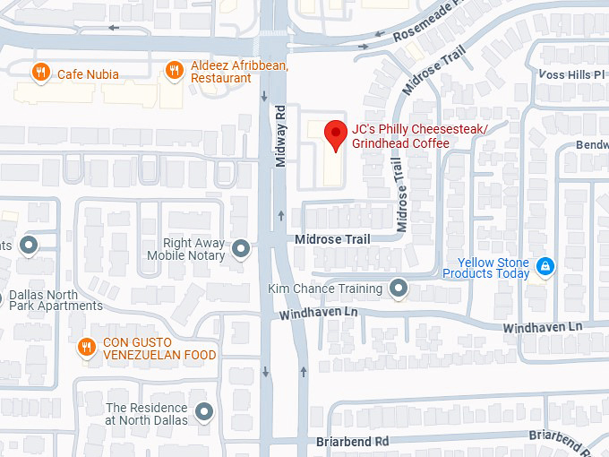 16. jc's philly cheesesteak grindhead coffee map