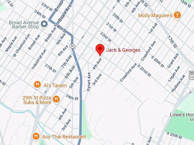 16. jack & georges map