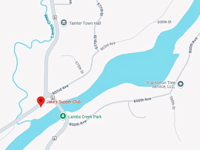 16. jake's supper club map