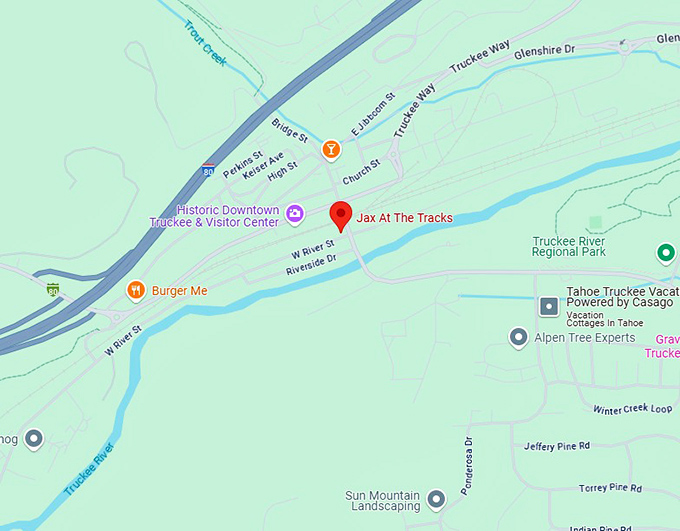 16. jax at the tracks map