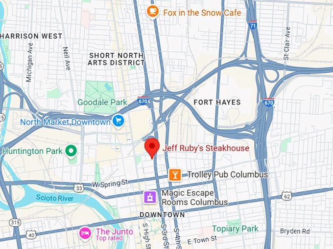 16. jeff ruby&rsquo;s steakhouse map