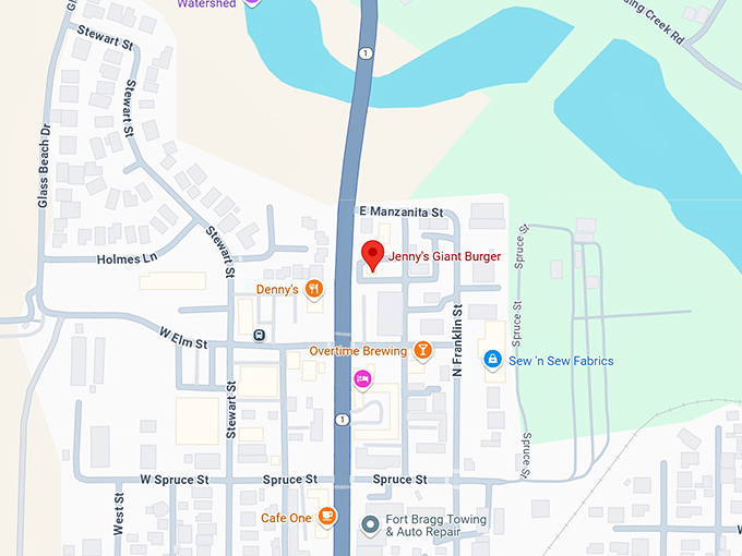 16. jenny's giant burger map